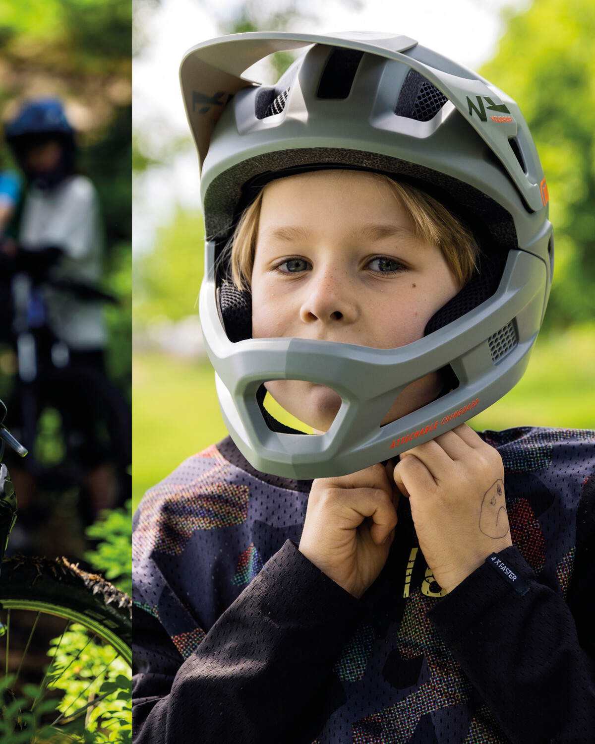 YouDrop FF chalk grey S | ABUS CZECH s.r.o.